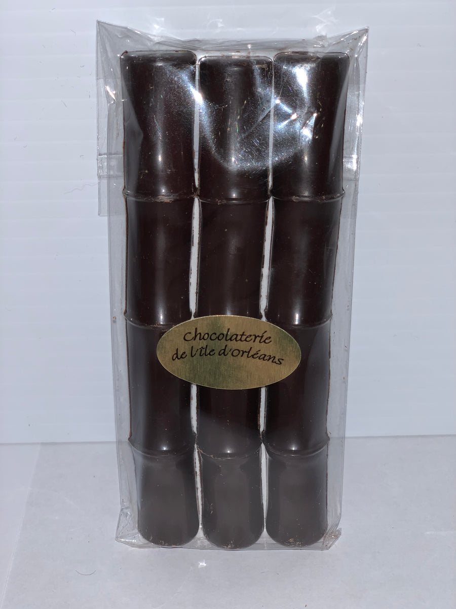 Bâtonnets à la menthe chocolat noir x 3 - 50g - – Chocolaterie de l'Île ...